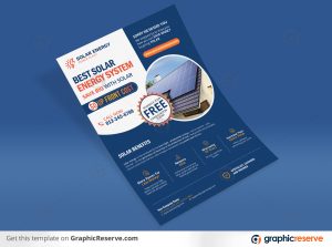 Customizable Solar Flyer Template for Effective Promotion