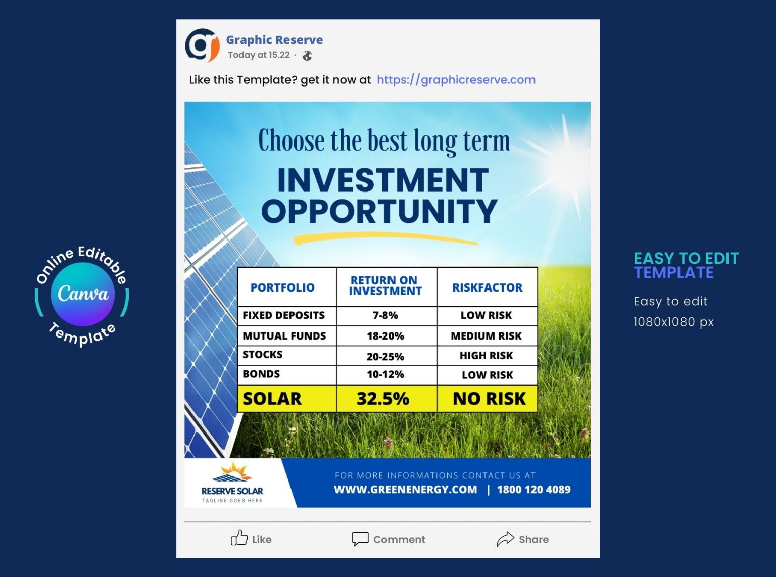 Elevate Solar Marketing with EDDM Postcard Canva Template