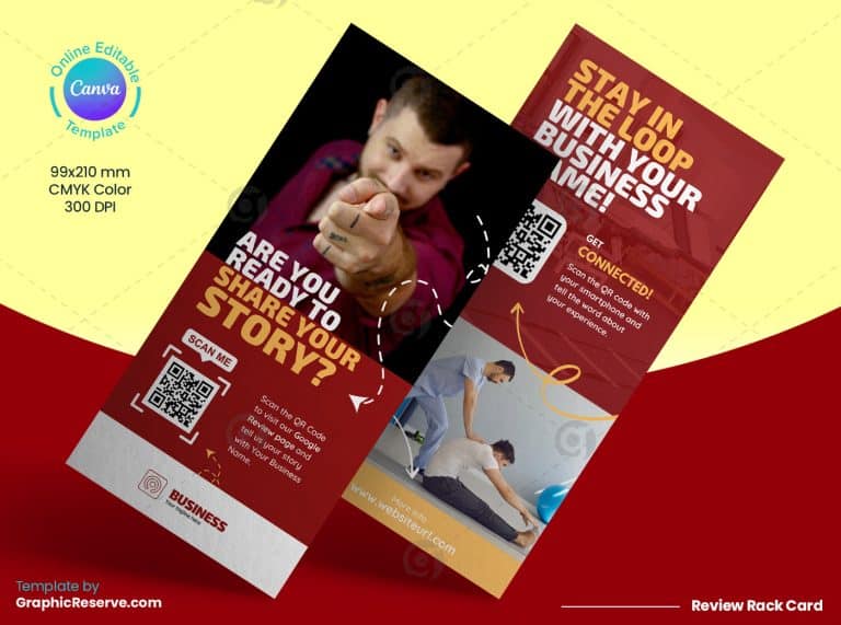 Google Review Template Canva Template