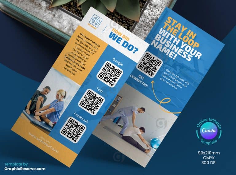 Google Review Poster Design | Canva Template