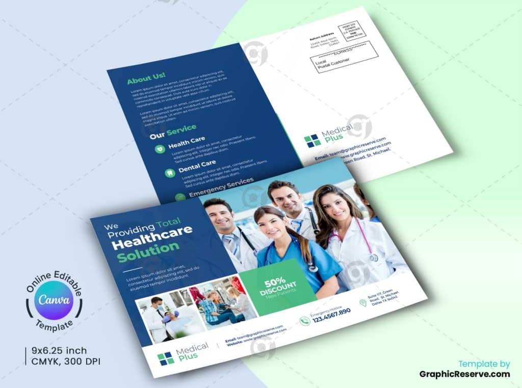 Medical Advertising Design Canva Templates Bundle