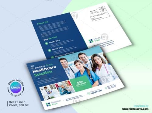 Medical Advertising Design Canva Templates Bundle