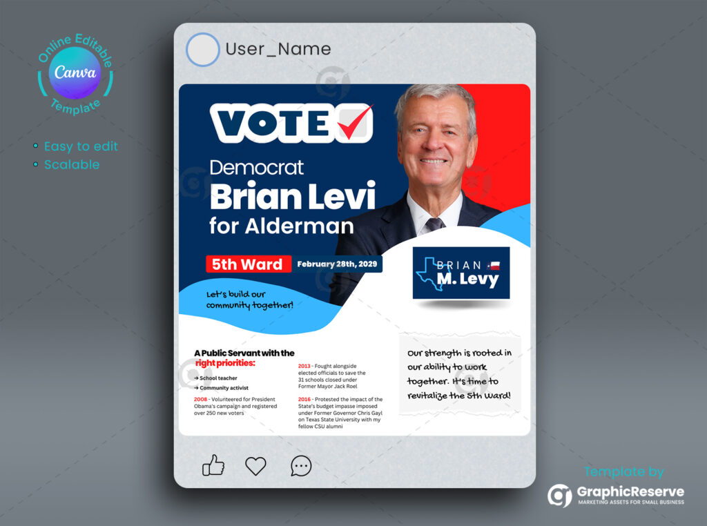 Political Campaign Marketing Material Bundle